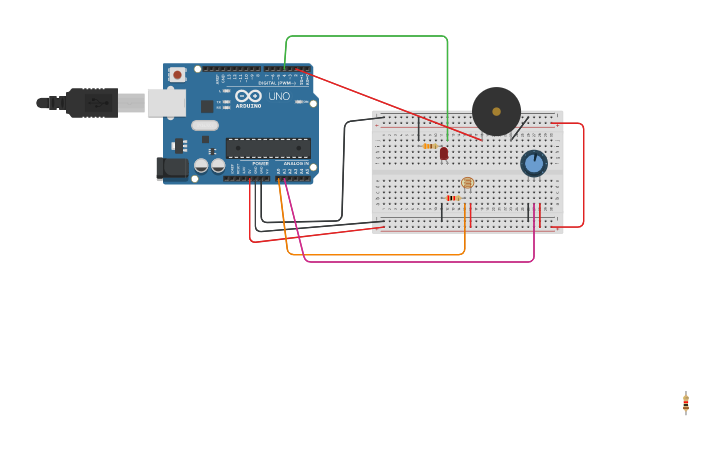 Circuit Design Fotoresistencia Vs Potenciòmetre Joan Tinkercad