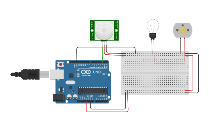 Circuit Design Smart Home Automation Tinkercad