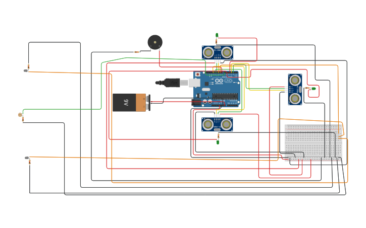 Circuit Design Collision Detection System Tinkercad