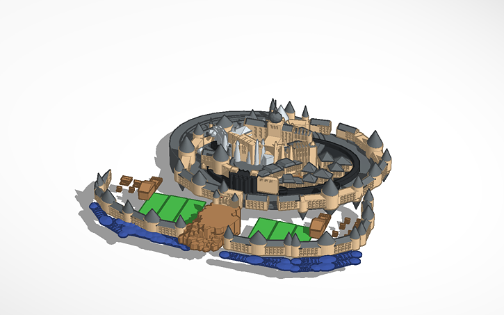 3D design Overview of Manor - Tinkercad