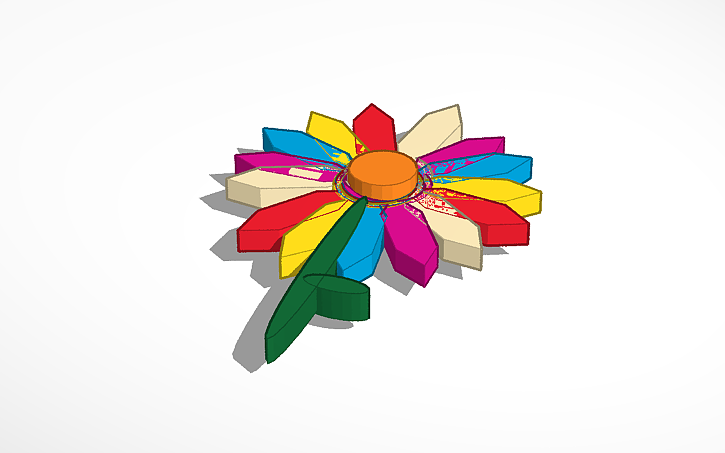 3D design Flower - Tinkercad