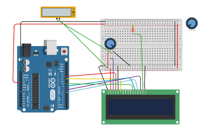 Circuit design Copy of Sensor | Tinkercad