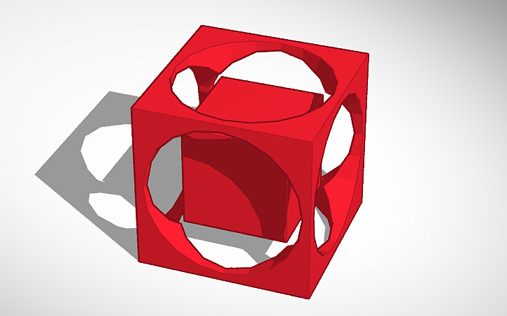 3D design Cube - Tinkercad