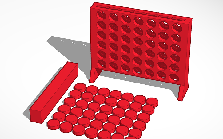 3D design Connect 4 Mini | Tinkercad