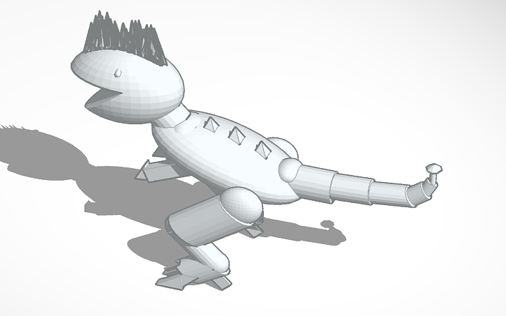 3D design DINOSAUR by: Connor K - Tinkercad