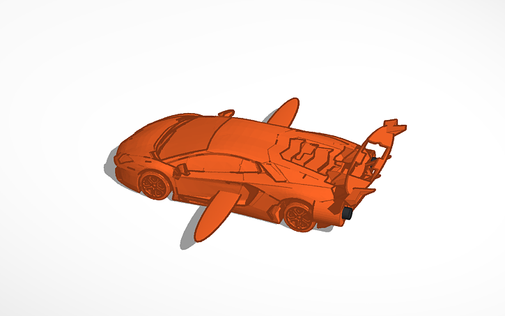 3D design Flying car! - Tinkercad