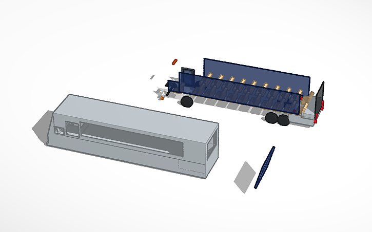 3D design Copy of Coach Bus - Tinkercad