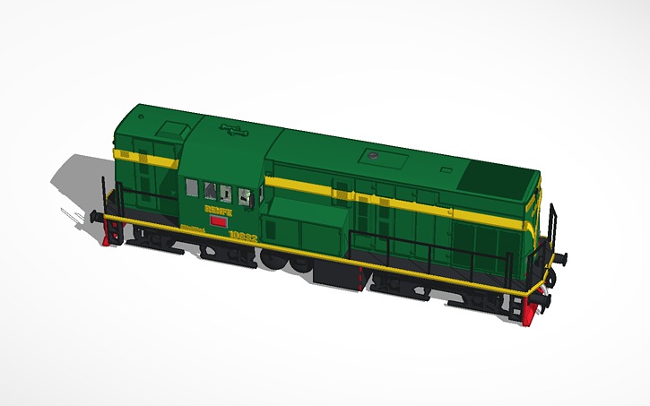 3D design Train - Tinkercad