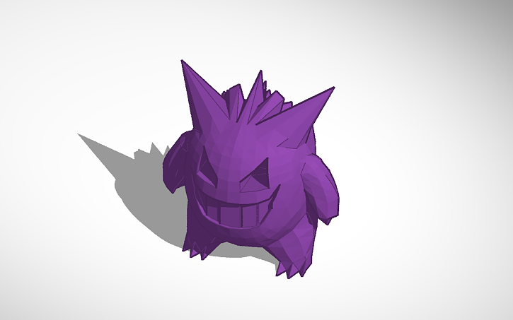 3D design Gengar - Tinkercad