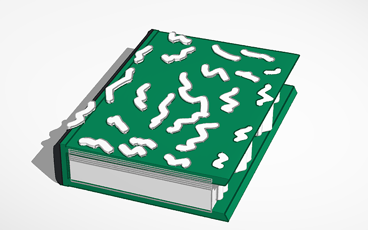 3D design A Notebook | Tinkercad