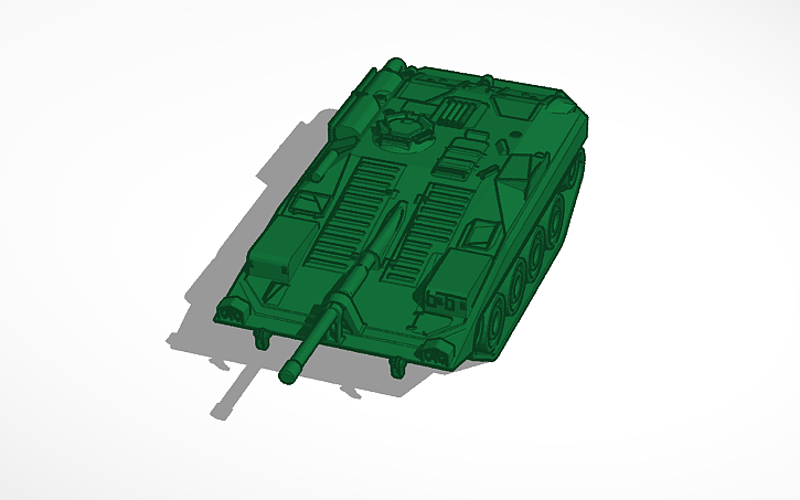 3D design Strv-103A 🇸🇪 - Tinkercad