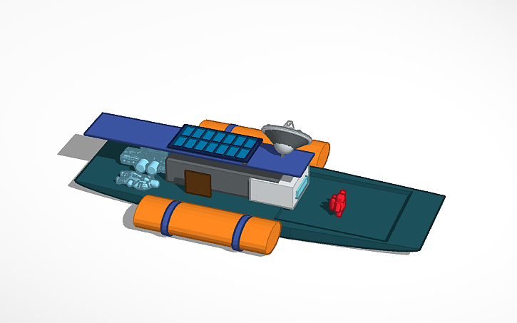 3D design Filtration Boat | Tinkercad