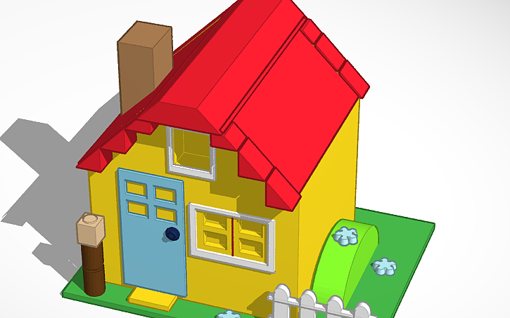 3D design Lego House - Tinkercad