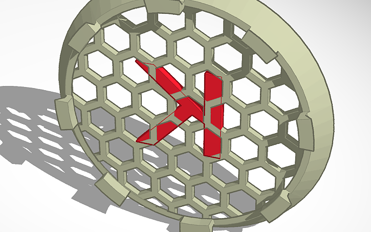 3D design CHARGE 3 RADIATOR COVER (3D PRINTABLE) | Tinkercad