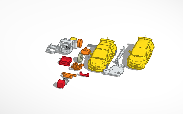 3D design Renault Clio io - Tinkercad