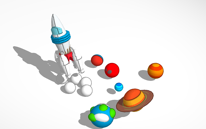 3D design ALEX TINKERCAD SOLAR SYSTEM | Tinkercad