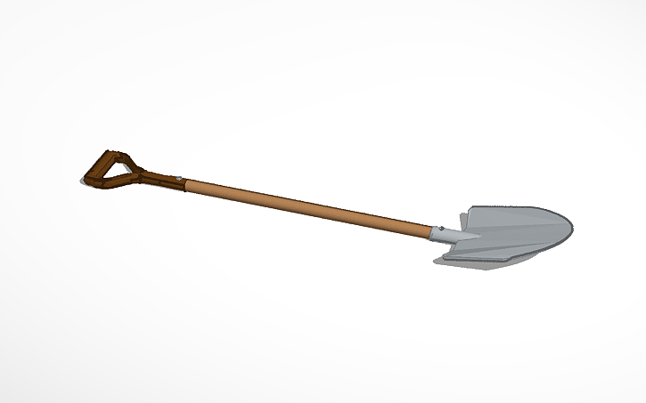 3D design Shovel - Tinkercad