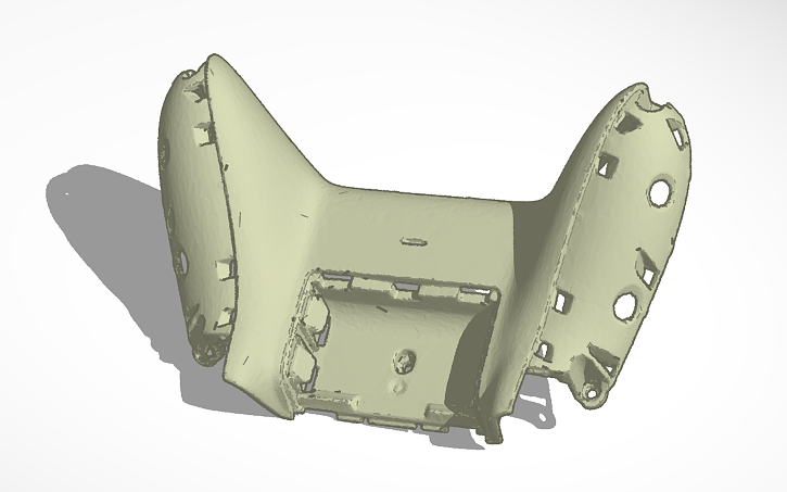 3D design xbox one back plate - Tinkercad