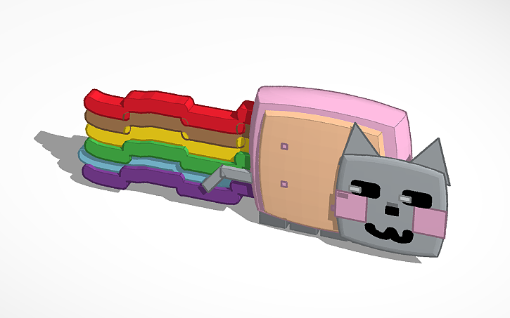 3D design Copy of NYAN - Tinkercad