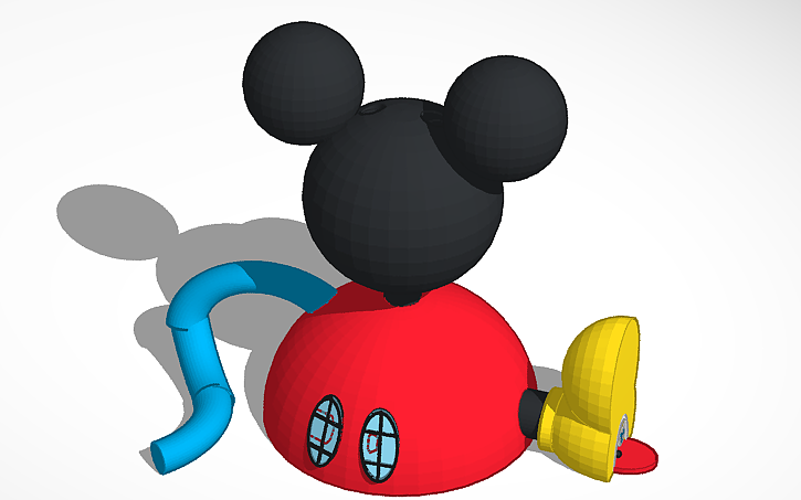 3D design Remade Mickey Mouse Clubhouse Ornament - Tinkercad