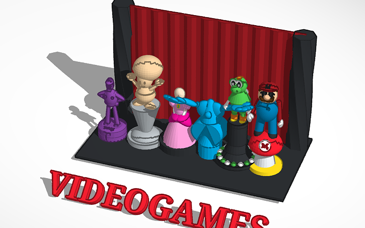 3D design Video Games Group - Tinkercad