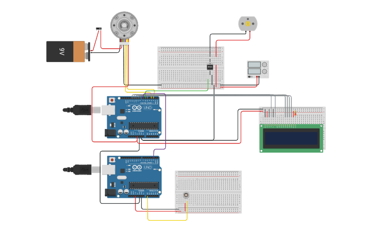 Circuit design Smart Lawn Sprinkler - Tinkercad