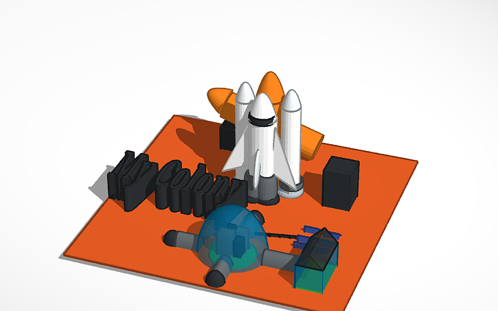 3D design NASA mars Spaceship | Tinkercad