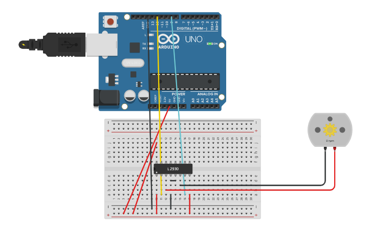 Circuit design Krascsenits Erik - IV.DI - Robotika házi feladat | Tinkercad