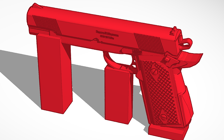 3D design Copy of gun - Tinkercad