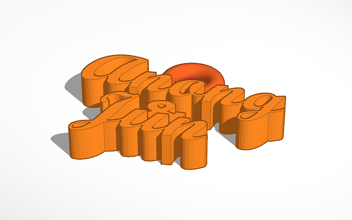 3D design Name - Tinkercad