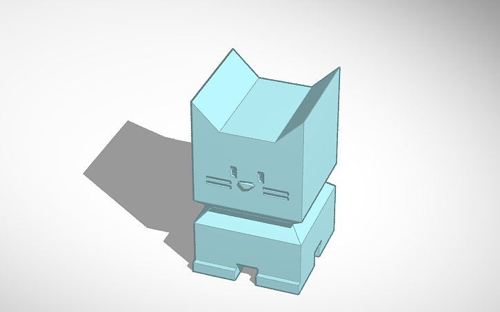 3D design Cali Cat - Tinkercad