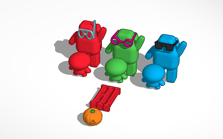 3D design SPACE MEN | Tinkercad