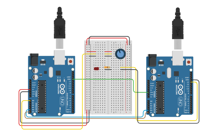 Circuit design I2C Communications Part 2 | Tinkercad Circuit design I2C Communications Part 2 | Tinkercad