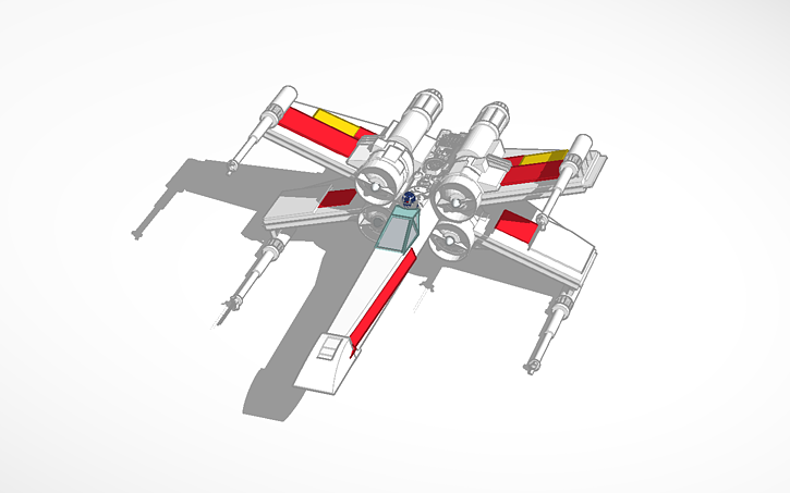 3D design x-wing | Tinkercad