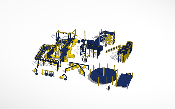 3D design Jungle Gym - Tinkercad
