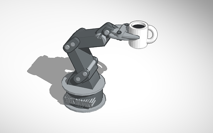 3d Design Robotic Arm Tinkercad
