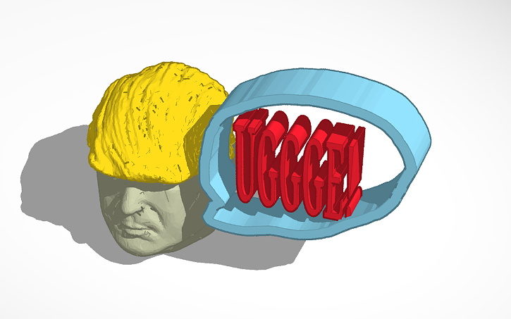 3D design trump - Tinkercad