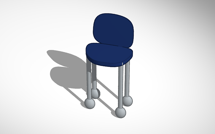 3D design chair - Tinkercad