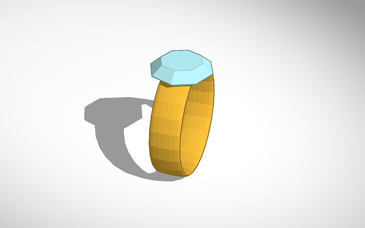 3D design Wedding ring | Tinkercad
