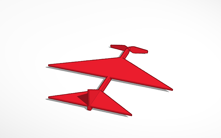 3D design Delta Dart 3D Model Airplane | Tinkercad