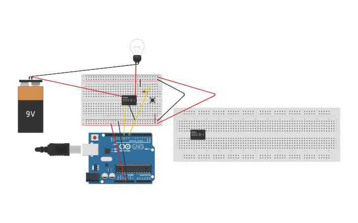 Circuit design Relay - Tinkercad