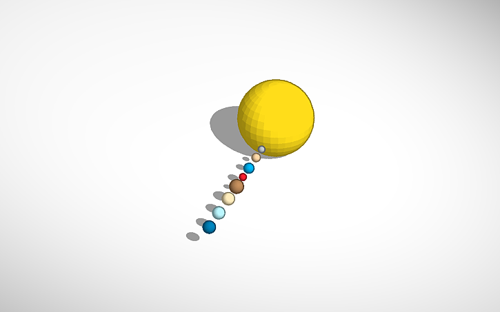 3D design Duc Bao Solar System | Tinkercad