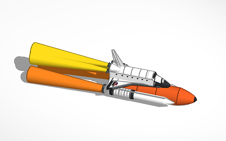 3D design NASA Space Shuttle Recreation 1969-present - Tinkercad