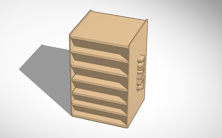 3D design Desk Organizer - Tinkercad