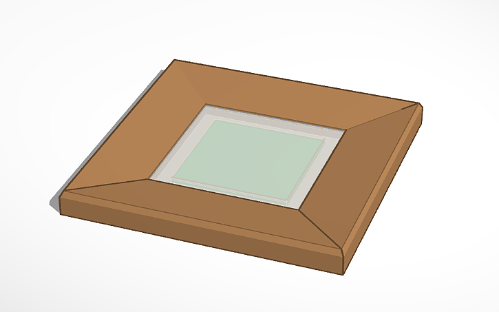 3D design Picture frame - Tinkercad