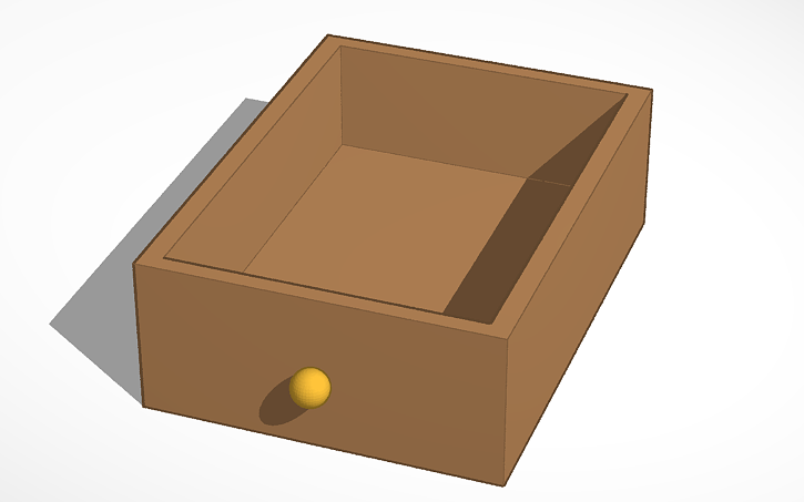 3D design Drawer - Tinkercad