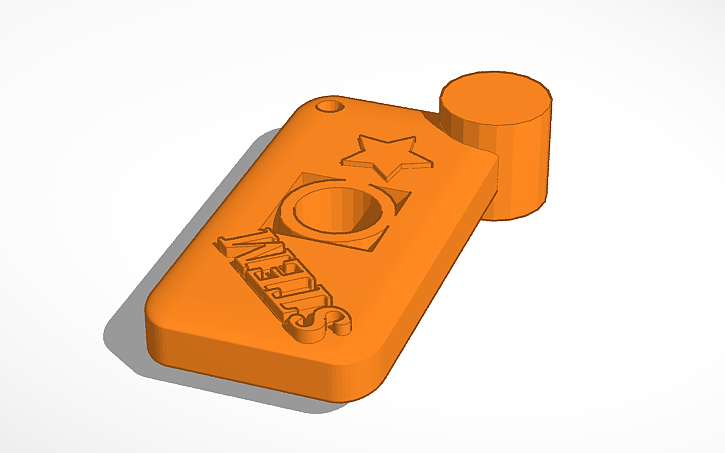 3D design 1A99_Key Tag | Tinkercad