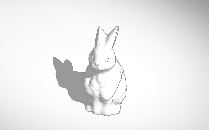 3D design Bunny - Tinkercad