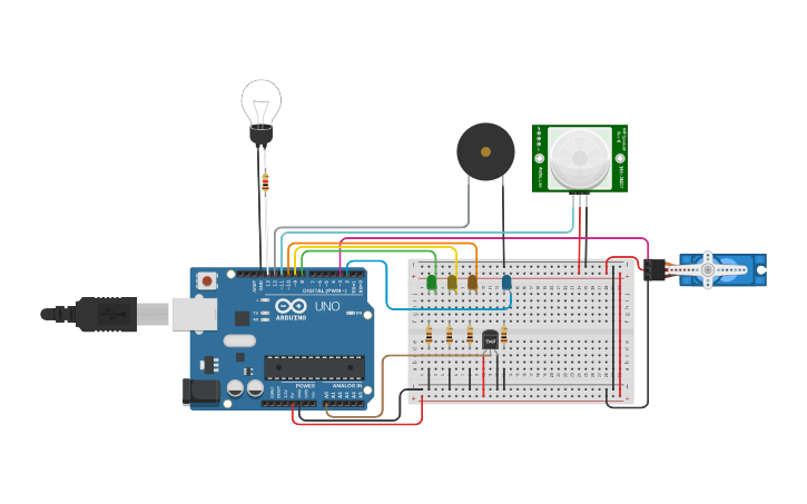Circuit design Maquina de cafe - Tinkercad