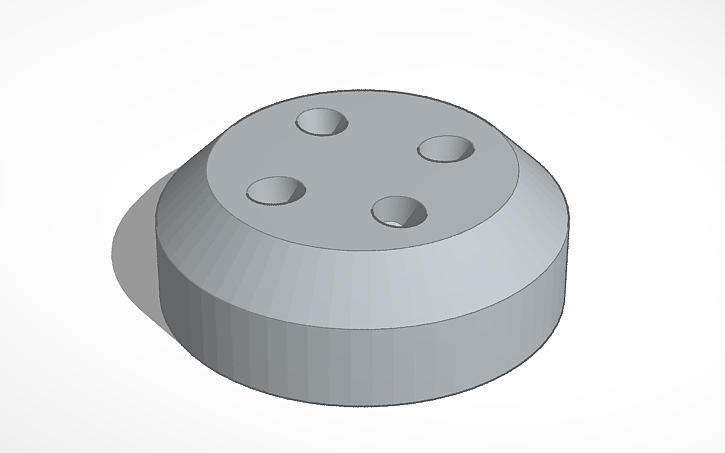 3D design Trophy Base - Tinkercad